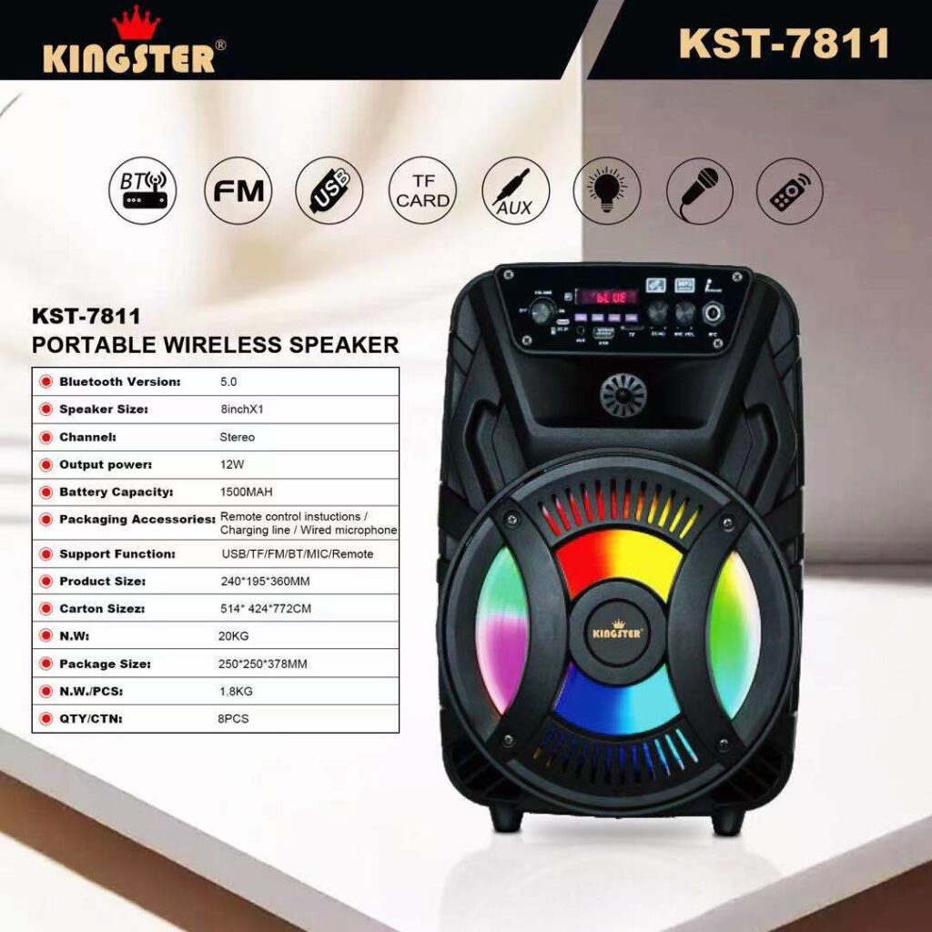 Kingster | Shop your multifunctional portable speakers
