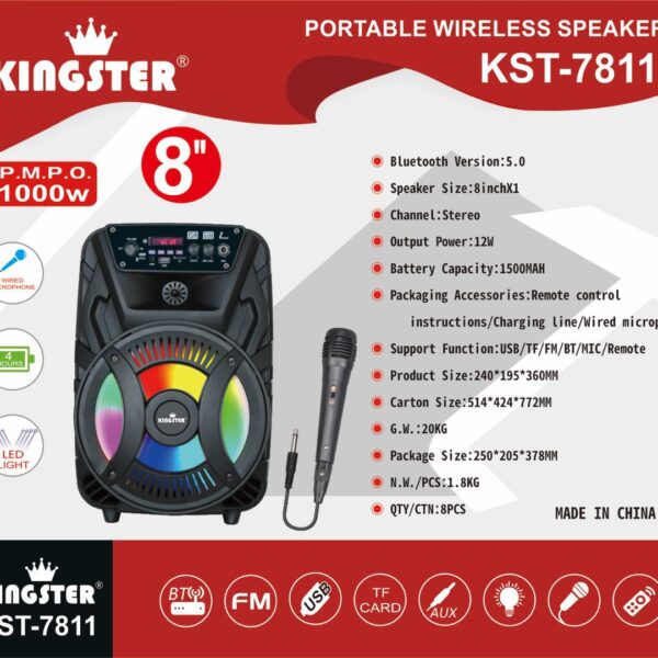 Kingster | Shop your multifunctional portable speakers
