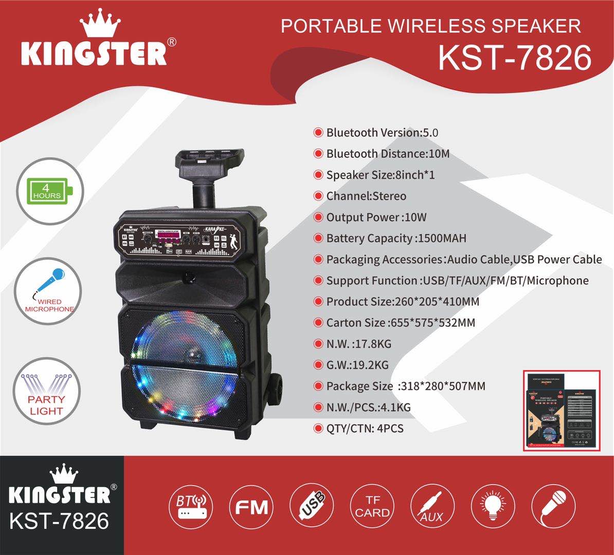 KINGSTER KST-7826 - Kingster