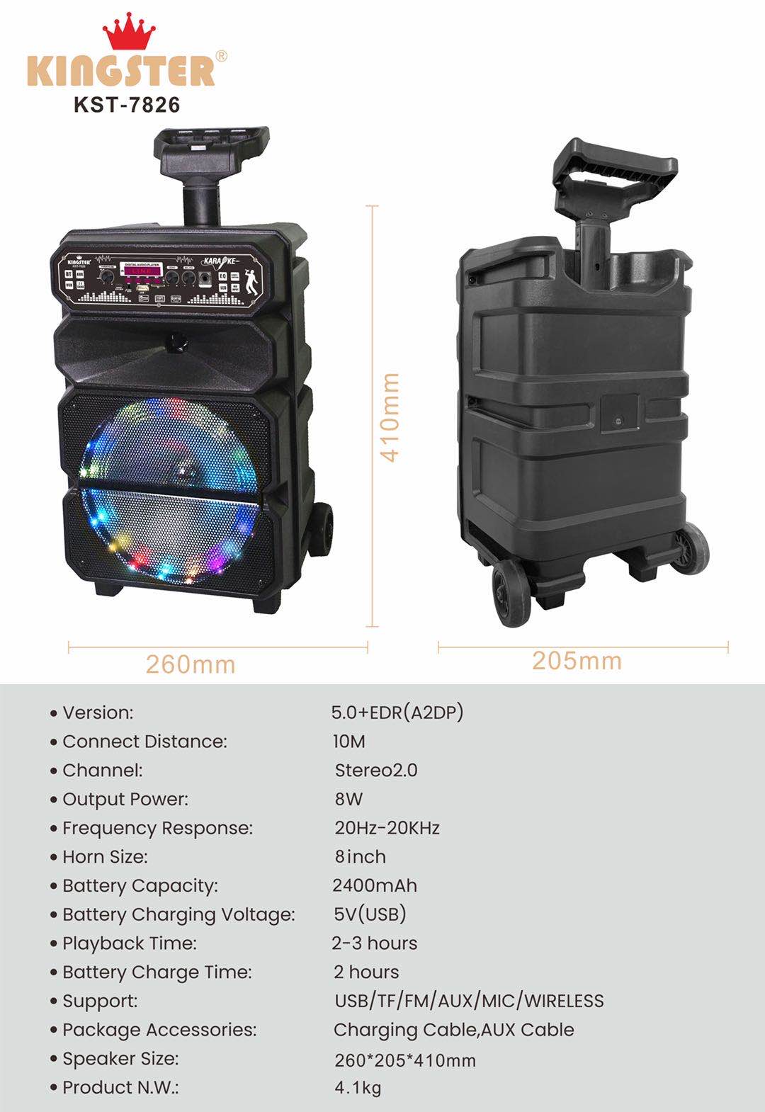 KINGSTER KST-7826 - Kingster