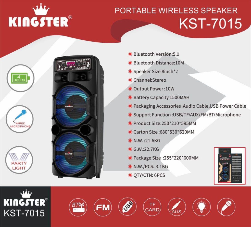 Kingster | Shop your multifunctional portable speakers