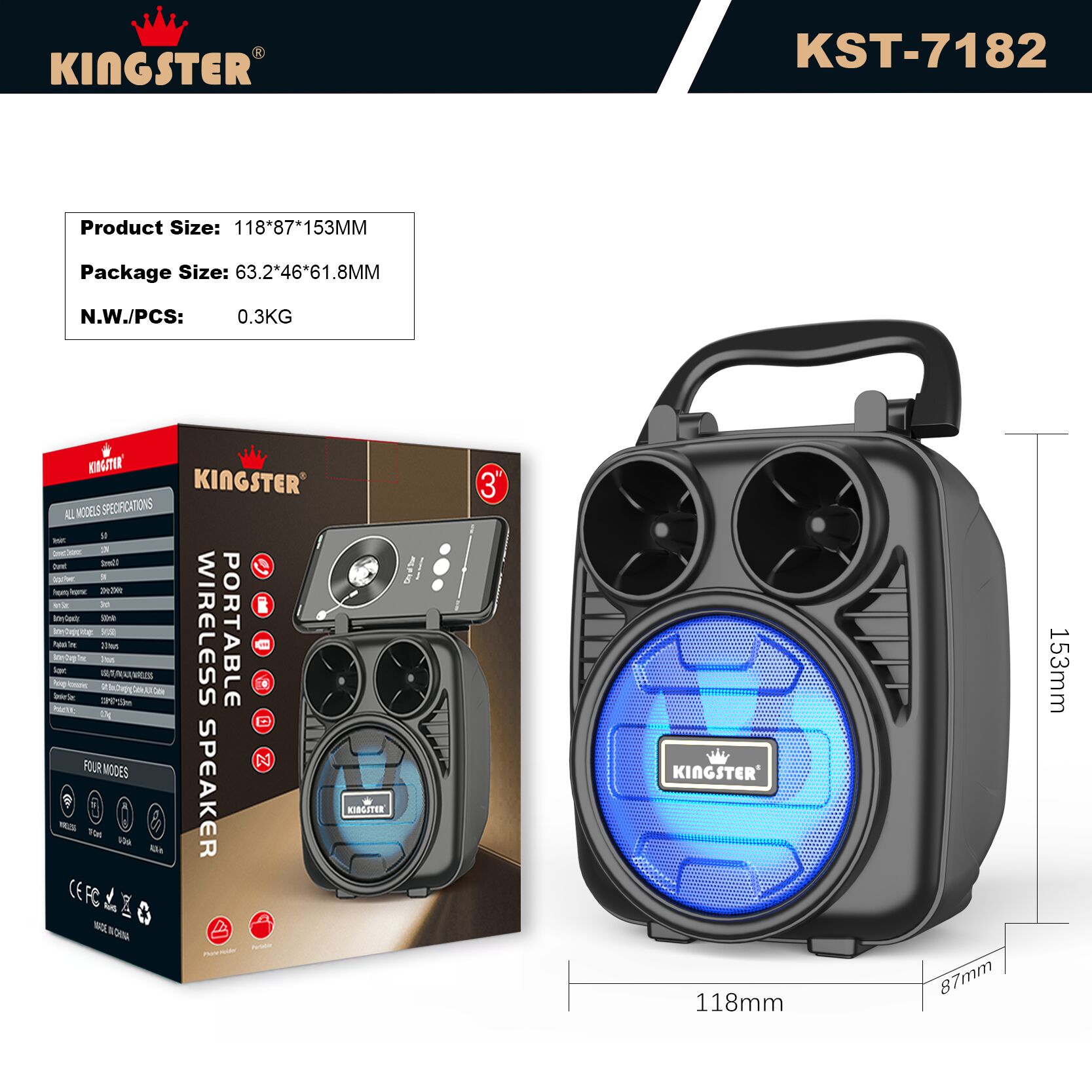KINGSTER KST-7182 - Kingster