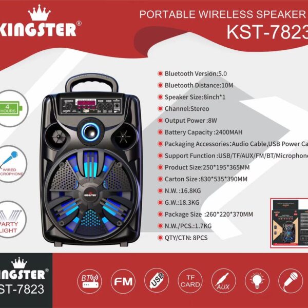 Kingster | Shop your multifunctional portable speakers