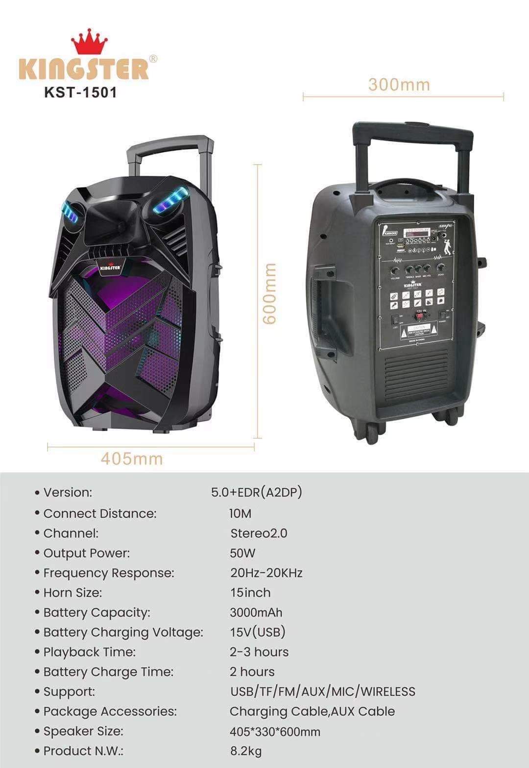 KINGSTER KST-1501 speaker - Kingster