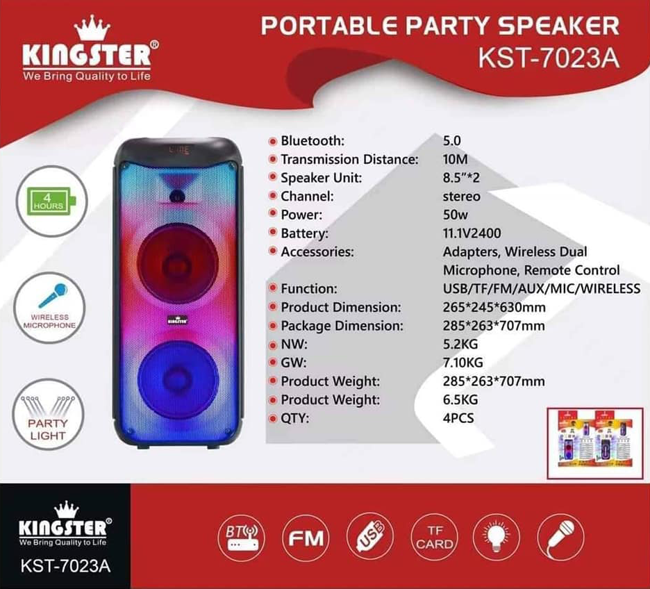 KST-7023a Speaker - Kingster