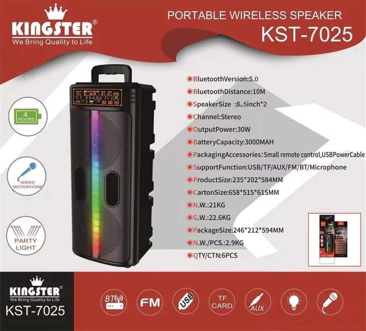 KST-7025 Speaker - Kingster