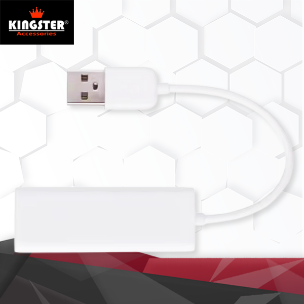 KINGSTER USB 2.0 TO ETHERNET NETWORK ADAPTER - Kingster